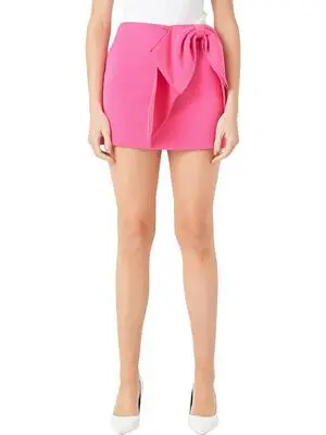 Endless Rose Endless Rose Bow Skort Fuchsia