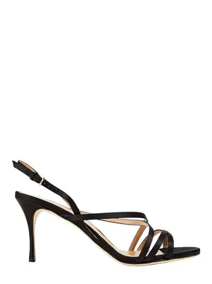 SERGIO ROSSI Sergio Rossi Bon Ton Slingback Sandals Black