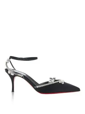 CHRISTIAN LOUBOUTIN Marykate Queen 70mm Crystal-embellished Pumps - Black