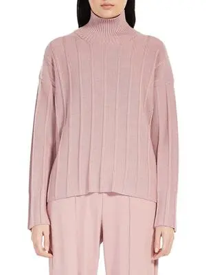 MAX MARA Max Mara Leisure Beira Virgin Wool Rib Sweater