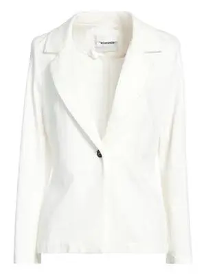 BRAND UNIQUE Blazer In Viscose, Polyamide And Elastane White