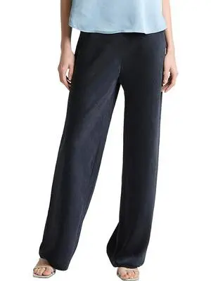 Vince Fluid Satin Bias Pant - Coastal