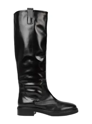 AeydĒ Henry Knee-high Leather Boots - Black