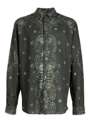 HOLZWEILER Paisley-print Long-sleeve Shirt