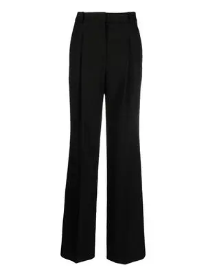 Hugo Box-pleat High-waisted Trousers - Black