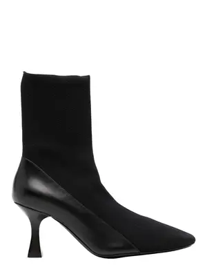 NEOUS Ruch 70mm Leather Ankle Boots - Black