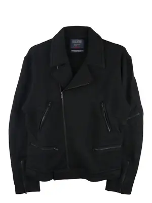 Yohji Yamamoto Felted Biker Jacket - Black