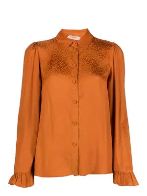 TWINSET Animal-print Shirt - Brown
