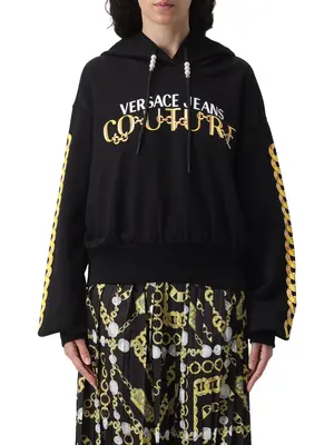 Versace Logo Sweatshirt - Black