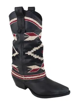 ZIGI ZIGI Azra Western Boots Black Leather