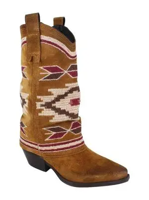 ZIGI ZIGI Azra Western Boots Tan Leather