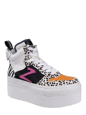 ZIGI Bruce Platform Sneaker - White Multi L