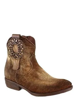 ZIGI Edith Velvet Western Boots Tan Velvet