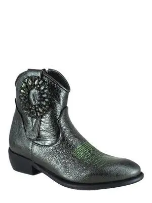ZIGI Helisent Western Boots - Green Leather