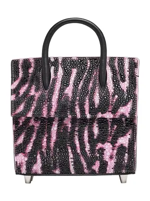 CHRISTIAN LOUBOUTIN Paloma Mini Top-handle Bag - Glamblackmulti