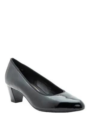 ARA Kelly Pump - Black Gloss