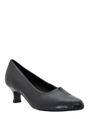 ARA Ara Kit Kitten Heel Pump Black Leather