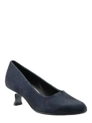 ARA Ara Kit Kitten Heel Pump Midnight Blue