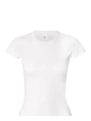 LESET Kelly Ribbed T-shirt - White