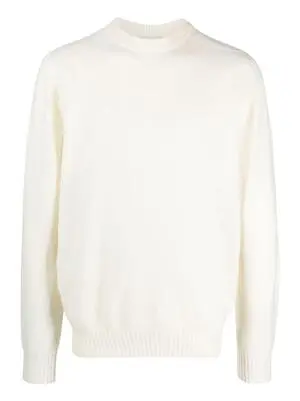 Altea Round-neck Virgin Wool Jumper - Neutrals