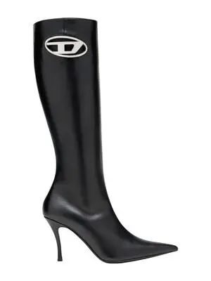 DIESEL D-venus Leather Boots - Black