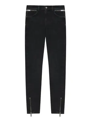 ANINE BING Jax Skinny-cut Jeans - Black