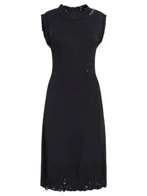 MARNI Marni Distressed-Effect Knitted Cotton Dress