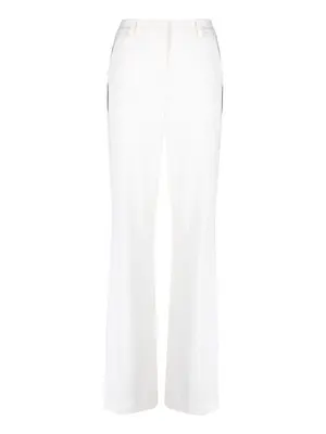 P.a.r.o.s.h Side-stripe Flared Trousers - Neutrals