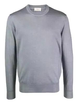 Altea Crew-Neck Virgin Wool Jumper Grey