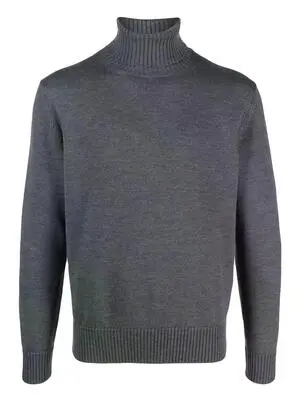 Altea Roll-neck Virgin-wool Jumper - Grey