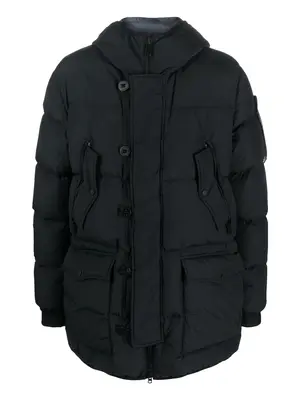 Peuterey Hooded Padded Jacket - Black