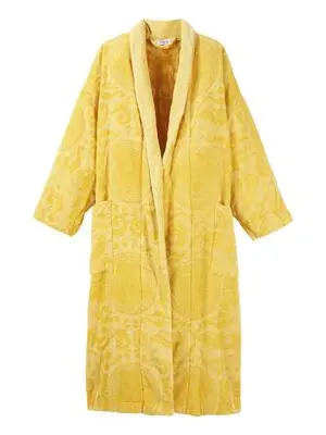 Versace GIANNI VERSACE André Leon Talley Terry Cloth Robe Yellow