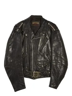 Vintage 1950s Perfecto Leather Jacket - Black