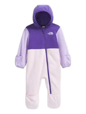 The North Face Glacier Fleece Hooded Snowsuit - Peak Purple/lite Lilac/pale