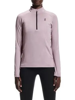 On Climate Quarter Zip Running Top - Heron