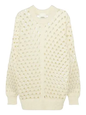 Isabel Marant Tane Alpaca Wool-blend Sweater - Neutrals