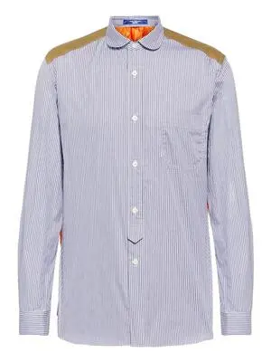 Junya Watanabe Panelled Cotton-blend Shirt - Multicoloured