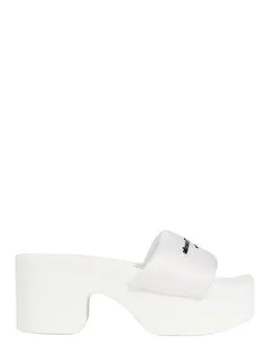 ALEXANDER WANG Canvas Platform Mules