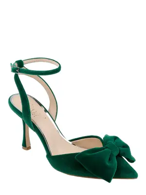 Badgley Mischka Jewel Badgley Mischka Yanna Pointed Toe Pump Green