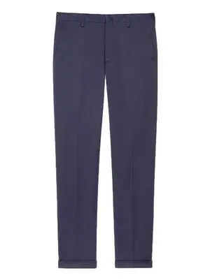 Paul Smith Slim-fit Cotton-stretch Chinos - Blue
