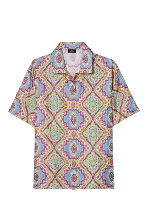 Etro Printed Silk-twill Shirt - Multi