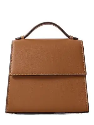 HUNTING SEASON Leather Tote - Camel