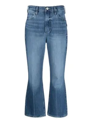 FRAME Le High 'n' Tight Flared Jeans - Blue