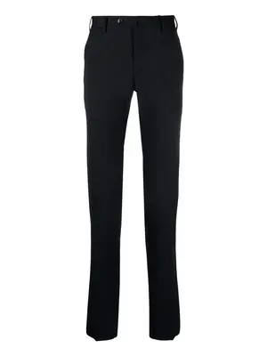 PT TORINO Straight-leg Tailored Trousers - Blue