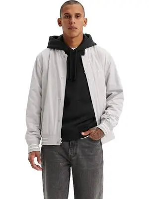 LEVI'S Cavalry Twill Varsity Bomber Jacket - Grey Violet
