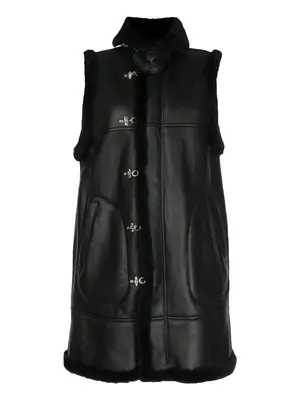 NOIR KEI NINOMIYA Noir Kei Ninomiya Long-Length Leather Coat