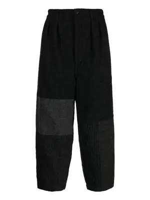 Comme Des Garçons Patchwork Trousers - Black