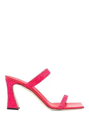 GIUSEPPE ZANOTTI 90mm Open-toe Leather Sandals - Pink