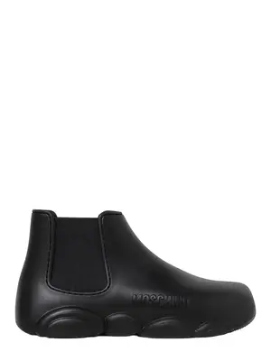 Moschino Rubber Chelsea Boots - Black
