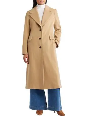 Fleurette Holland Wool Coat - Camel